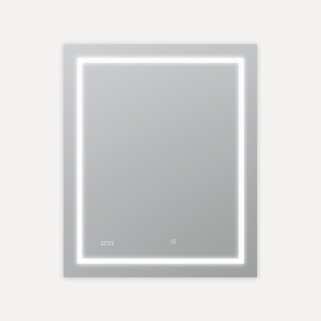 Daytona 24x30 LED Lighted Bathroom Mirror by Aquadom