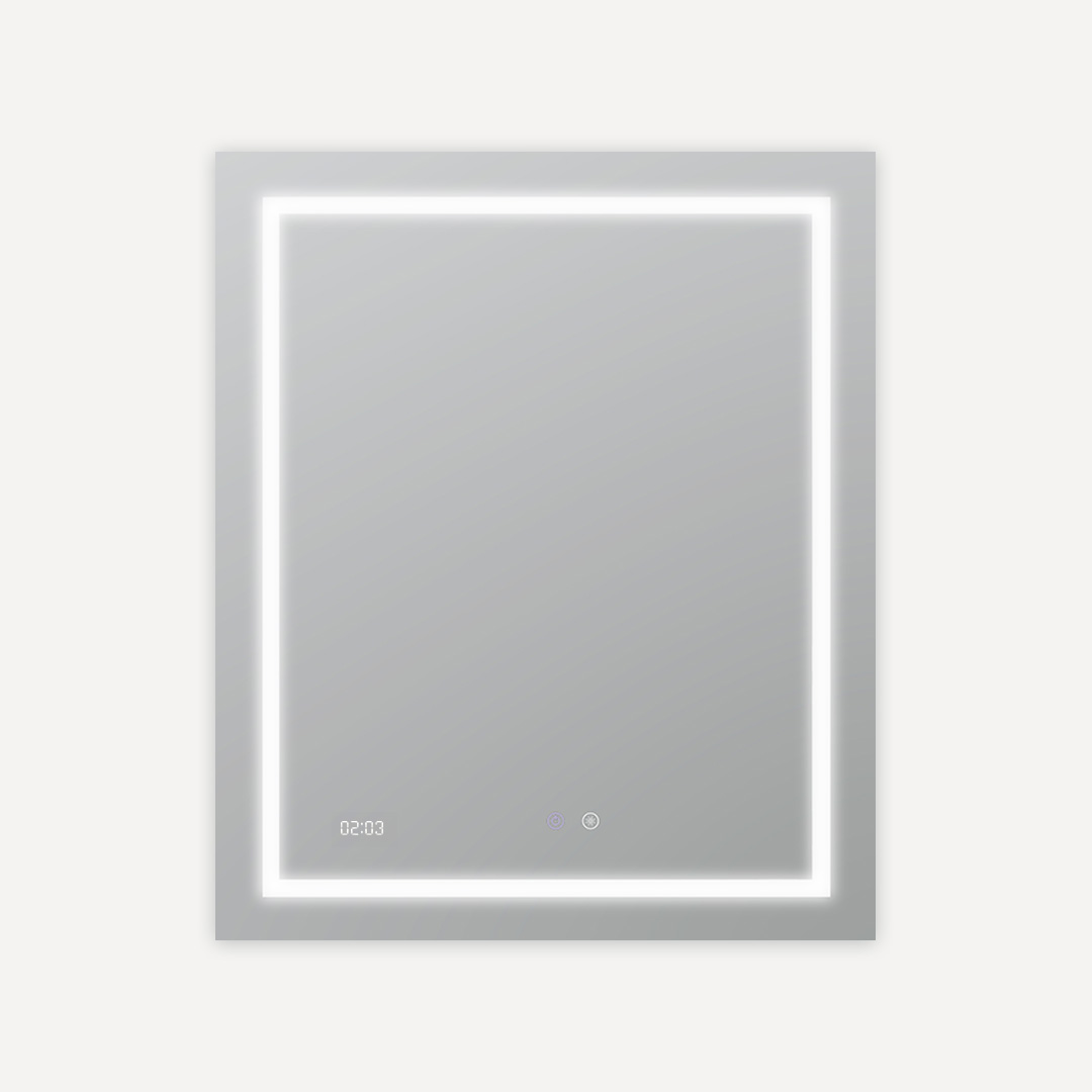 Daytona 30x36 LED Lighted Bathroom Mirror by Aquadom
