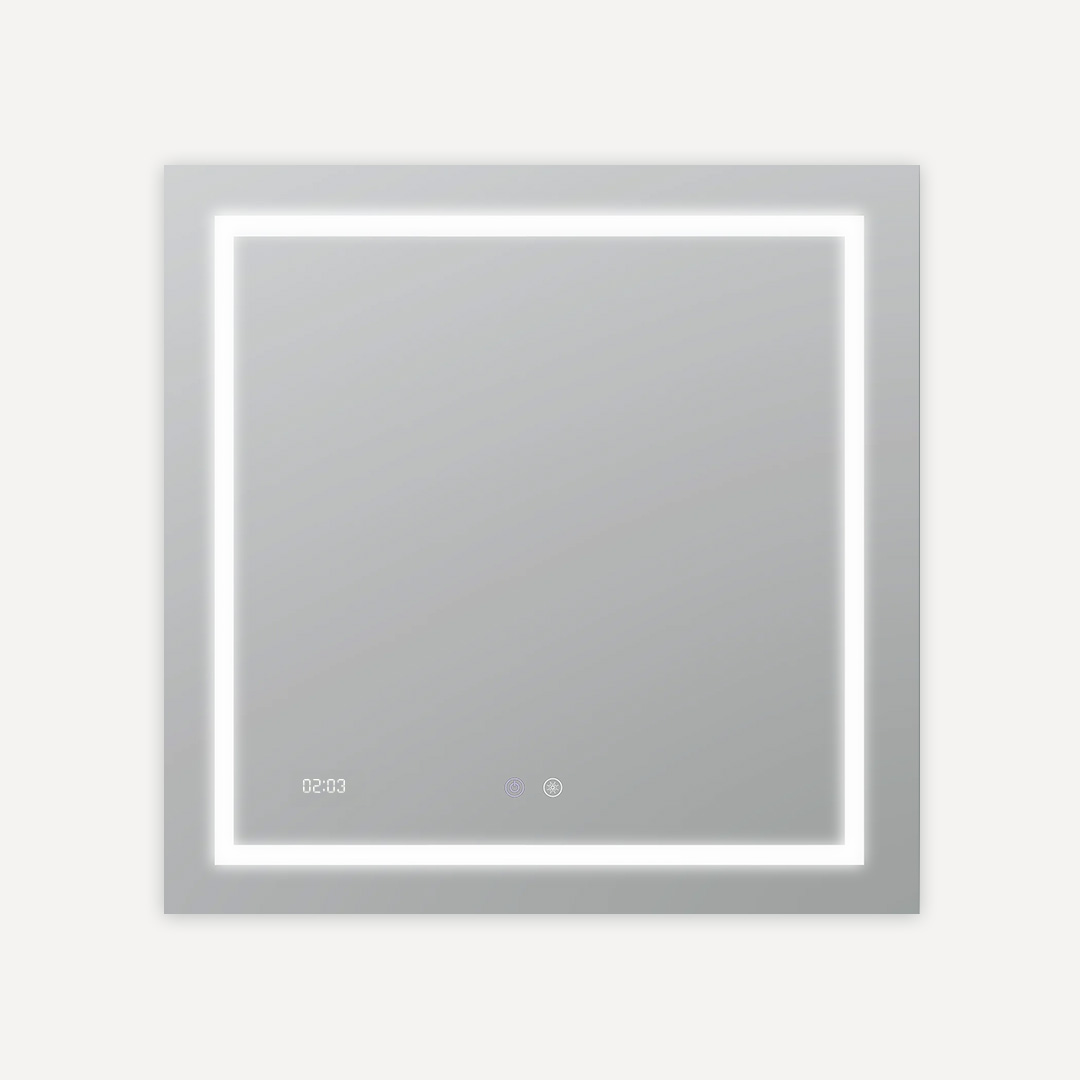 Daytona 36x36 LED Lighted Bathroom Mirror by Aquadom