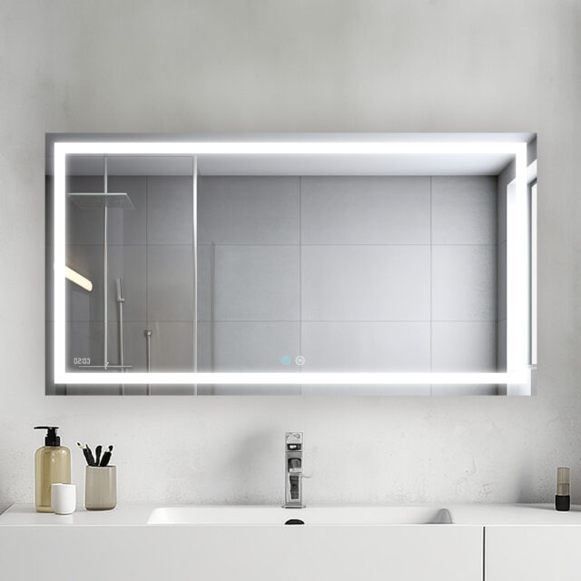 Daytona 48x30 LED Lighted Bathroom Mirror by Aquadom