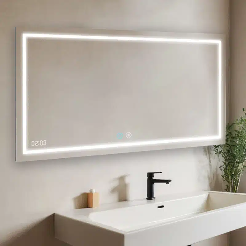 Daytona 48x30 LED Lighted Bathroom Mirror by Aquadom