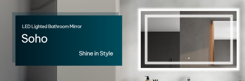Soho LED Lighted Vanity Mirror Collection by Aquadom