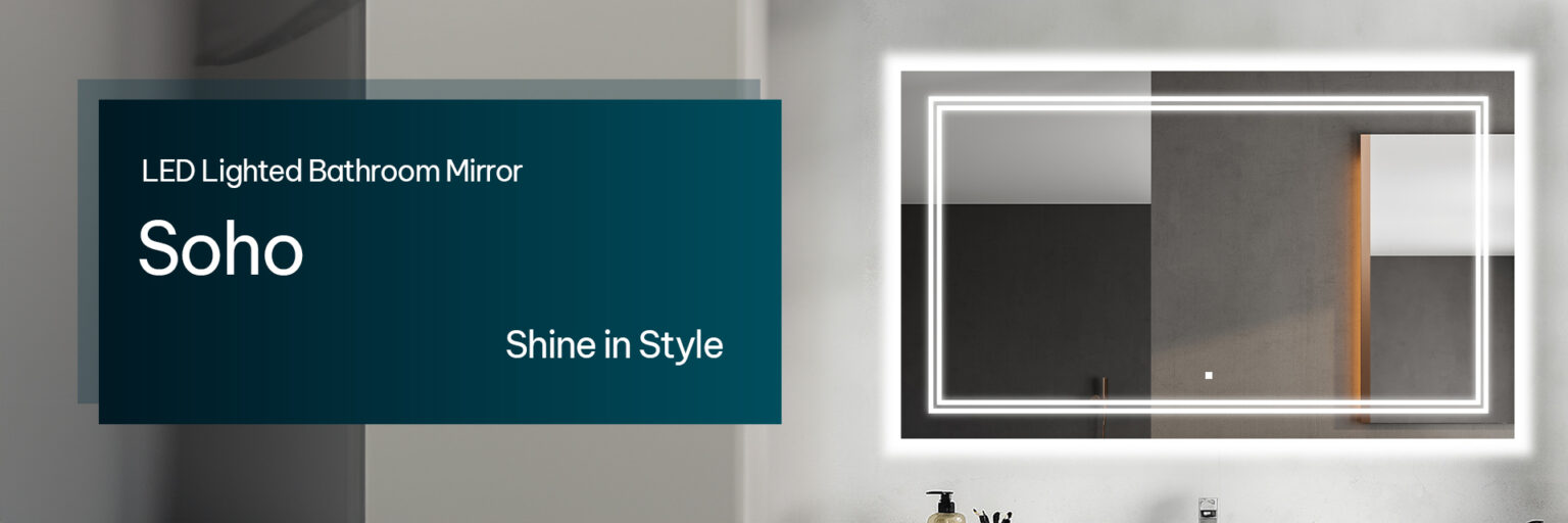 Soho LED Lighted Vanity Mirror Collection by Aquadom